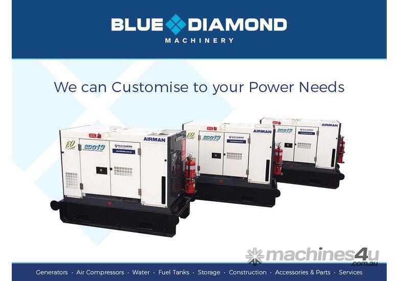 New 2018 Blue Diamond 10kVA Blue Diamond Generator 240V Solar Backup ...