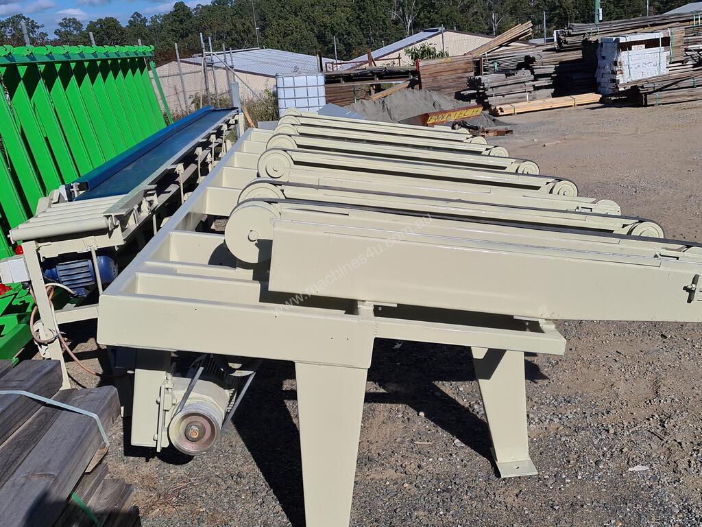 Used ex Laminex plant timber moulding transfer decks Conveyors ...