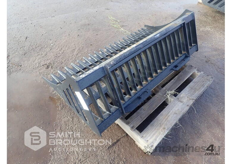 Used SUIHE SH66 1680MM RAKE BUCKET TO SUIT SKID STEER LOADER UNUSED ...