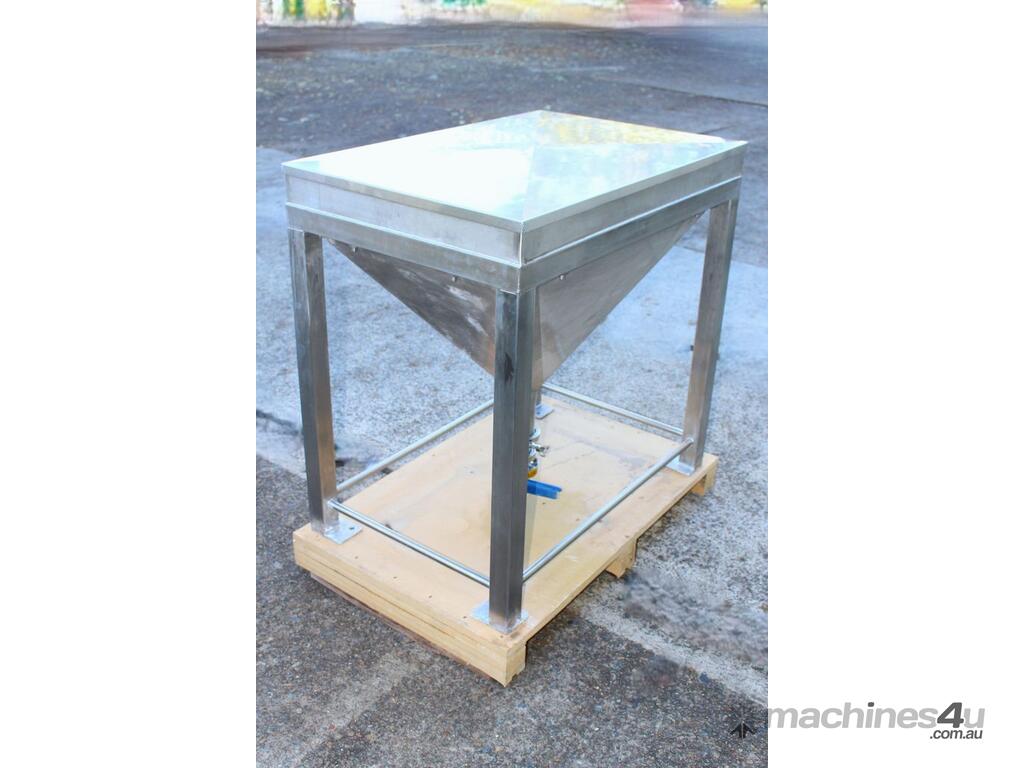 used Stainless Steel Rectangular Hopper Powder Hopper (1135889 ...