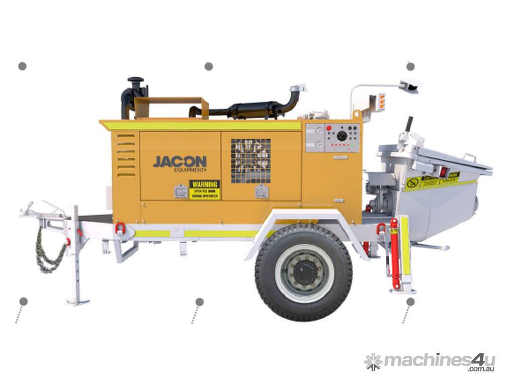 Used 2023 jacon JACON S45 TRAILER MOUNTED CONCRETE PUMP - 70 000 GST ...