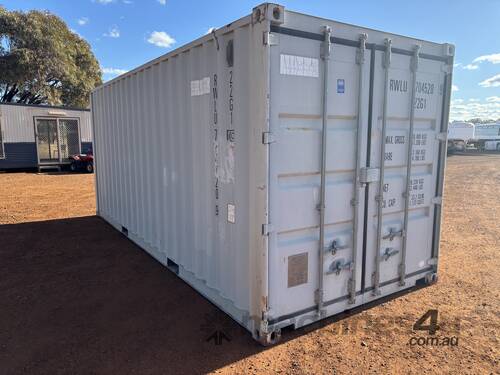 Used 20 ft Container with Shelving Racks and Power (1141689) - Listed ...