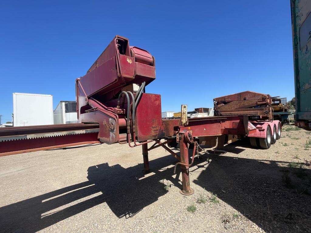 Buy Used 1998 Steel Bros 1998 Steel Bros 40 2x20 triaxle Side Loader ...