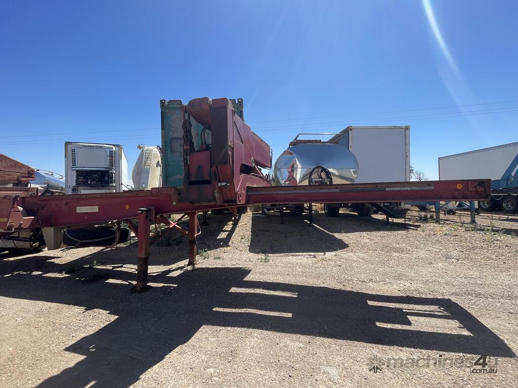 Buy Used 1998 Steel Bros 1998 Steel Bros 40 2x20 triaxle Side Loader ...