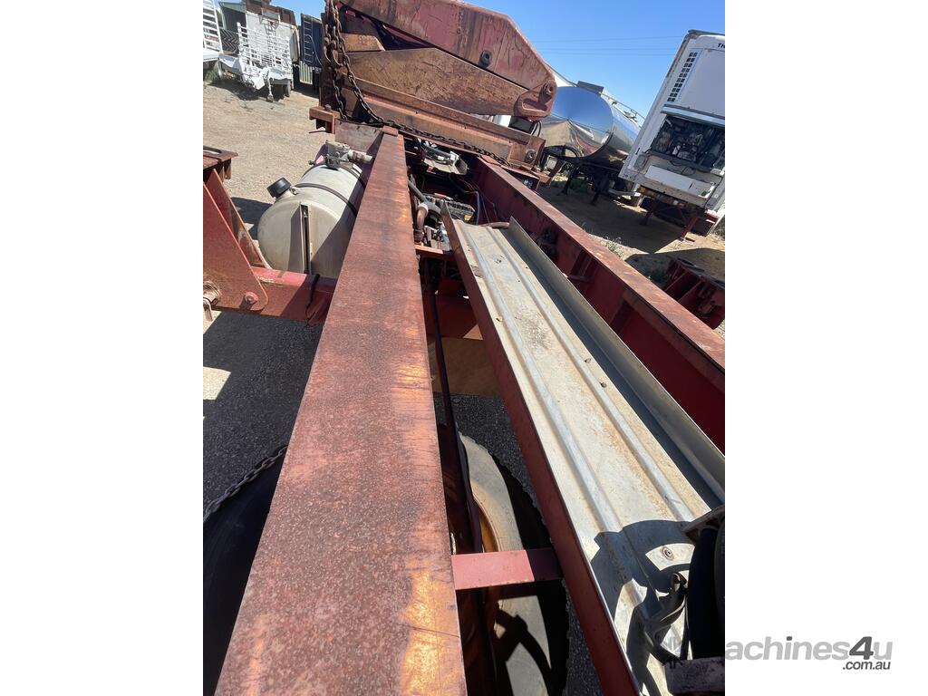 Buy Used 1998 Steel Bros 1998 Steel Bros 40 2x20 triaxle Side Loader ...