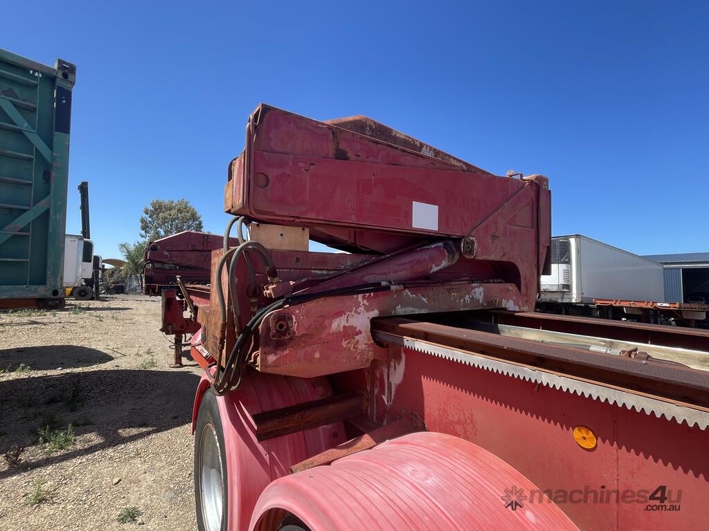 Buy Used 1998 Steel Bros 1998 Steel Bros 40 2x20 triaxle Side Loader ...