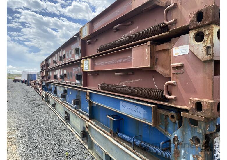 Used 40 ft Shipping Container Flat Rack Shipping Container (1070609 ...