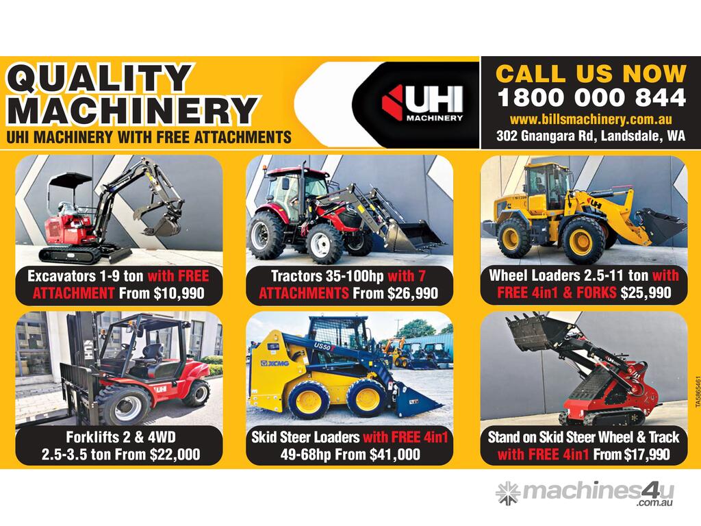 New 2025 UHI LG818 Wheel Loader (1123609)