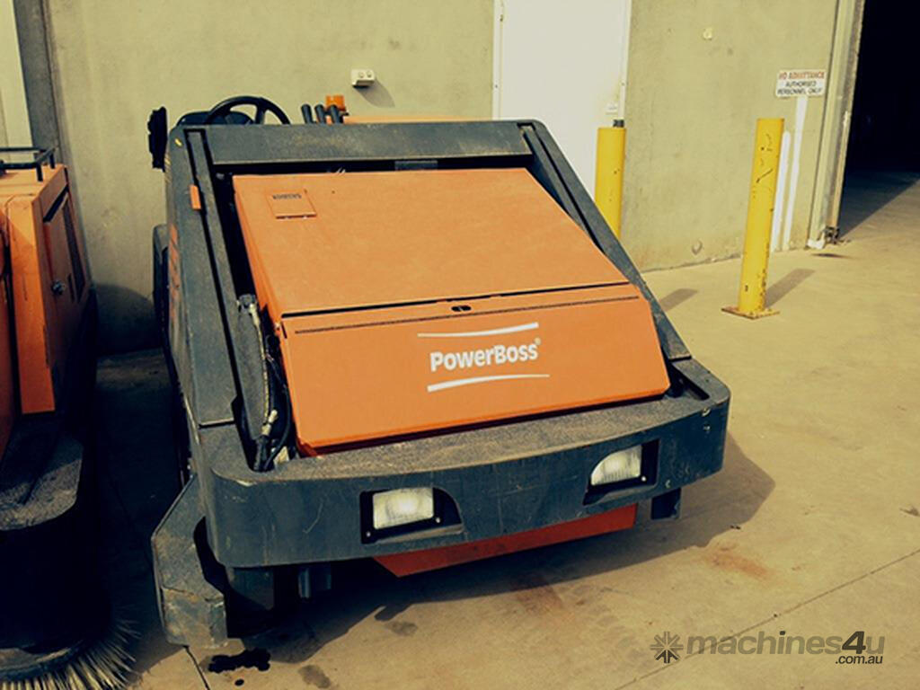 Used 2008 hako Powerboss Armadillo Ride On Sweeper (295309)