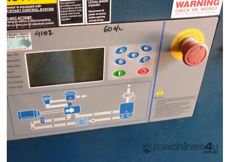Used southern cross Air compressor large screw High Pressure Air ...