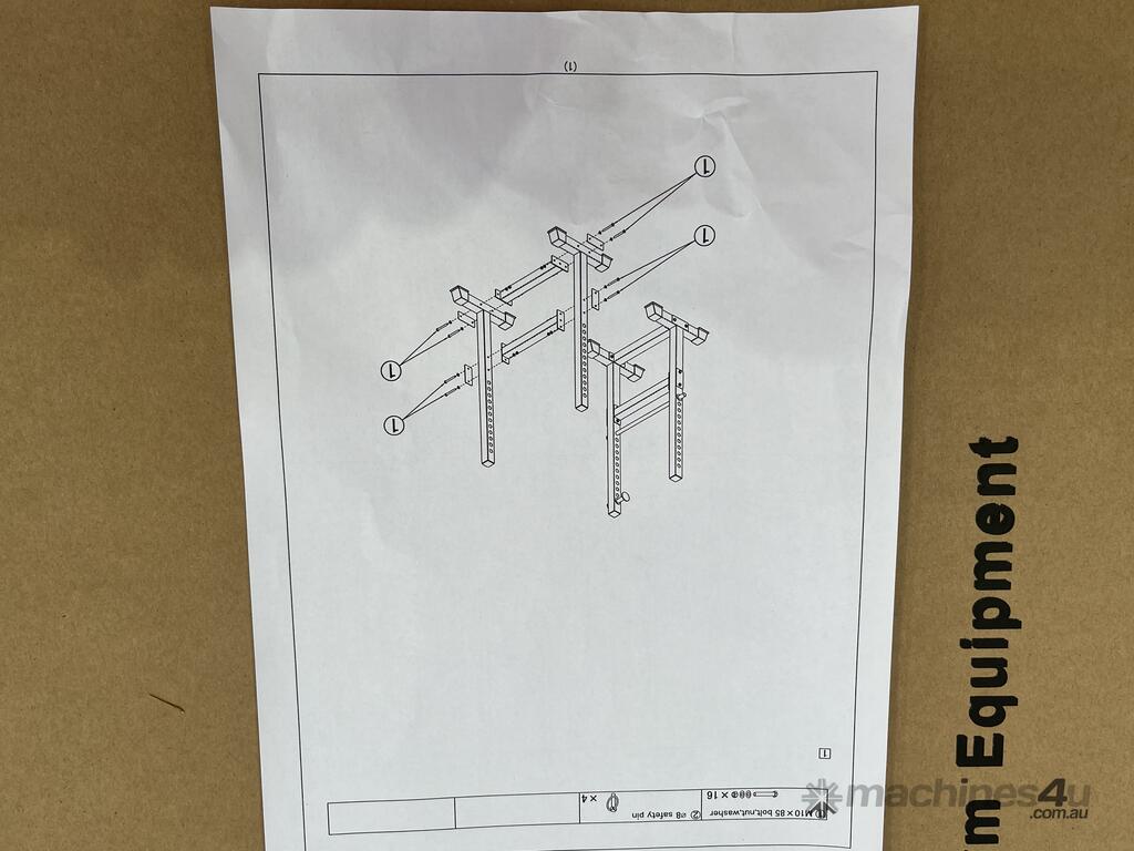 Used Free Standing Rig Nirvana Fitness Item no NTFSS02 Power Equipment ...