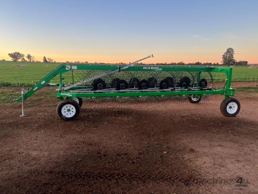 Used 2017 K-Line K-Line 12 Wheel Delta Rakes Tedder Hay Forage Equip ...