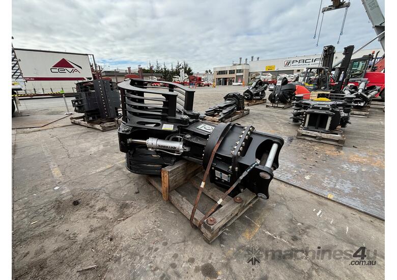 Used Robotec RLP-902-2 Power Attachment Grapple Construction Equipment ...