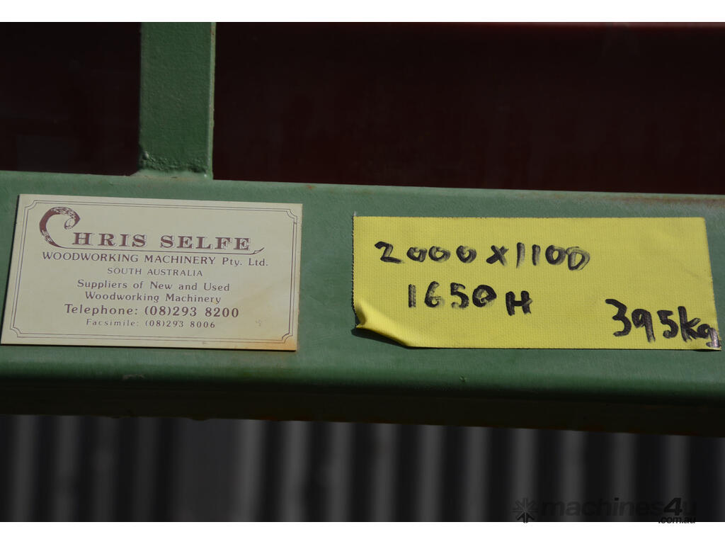 Used Chris Selfe Chris Selfe Glue Spreader motorised feed gluing ...