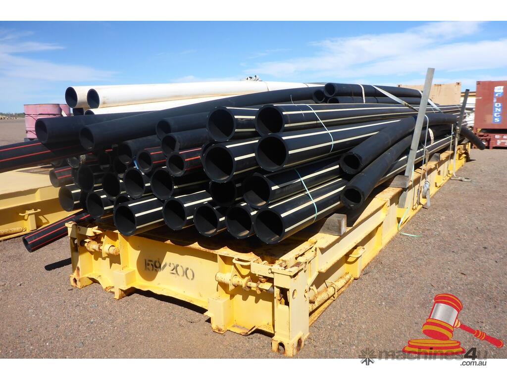 Used pipe fittings FLAT RACK WITH HDPE WATER PIPE FITTINGS Mining ...