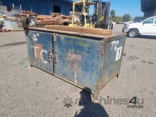 Used H Duty Steel Workbench Storage Including Vice Grip Benches & Tool ...