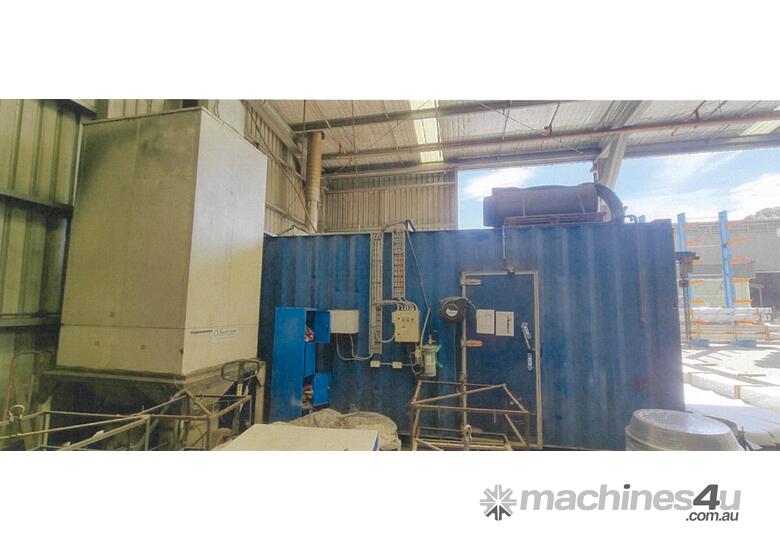 Used custom built Modified Container Shot Blasting Unit Shot Blasting ...