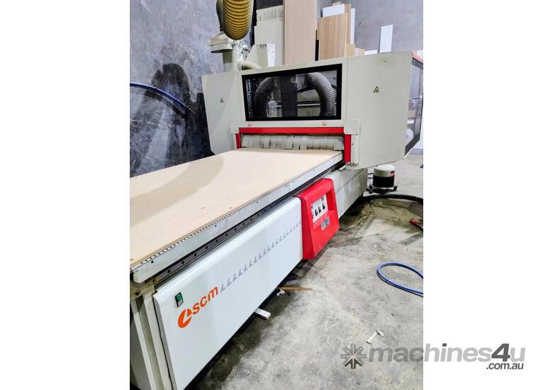 Used 2014 SCM SCM CNC Machine 2400x1200 Flatbed Nesting CNC (1134391 ...