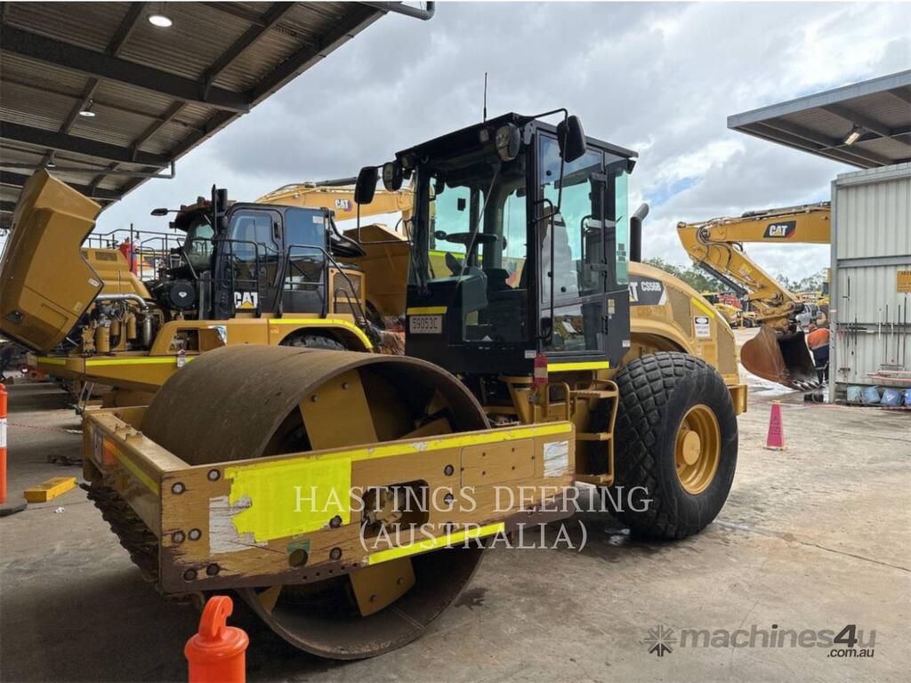 Used 2017 CAT CAT CS56BLRC Vibratory Single Drum Smooth Single Drum ...