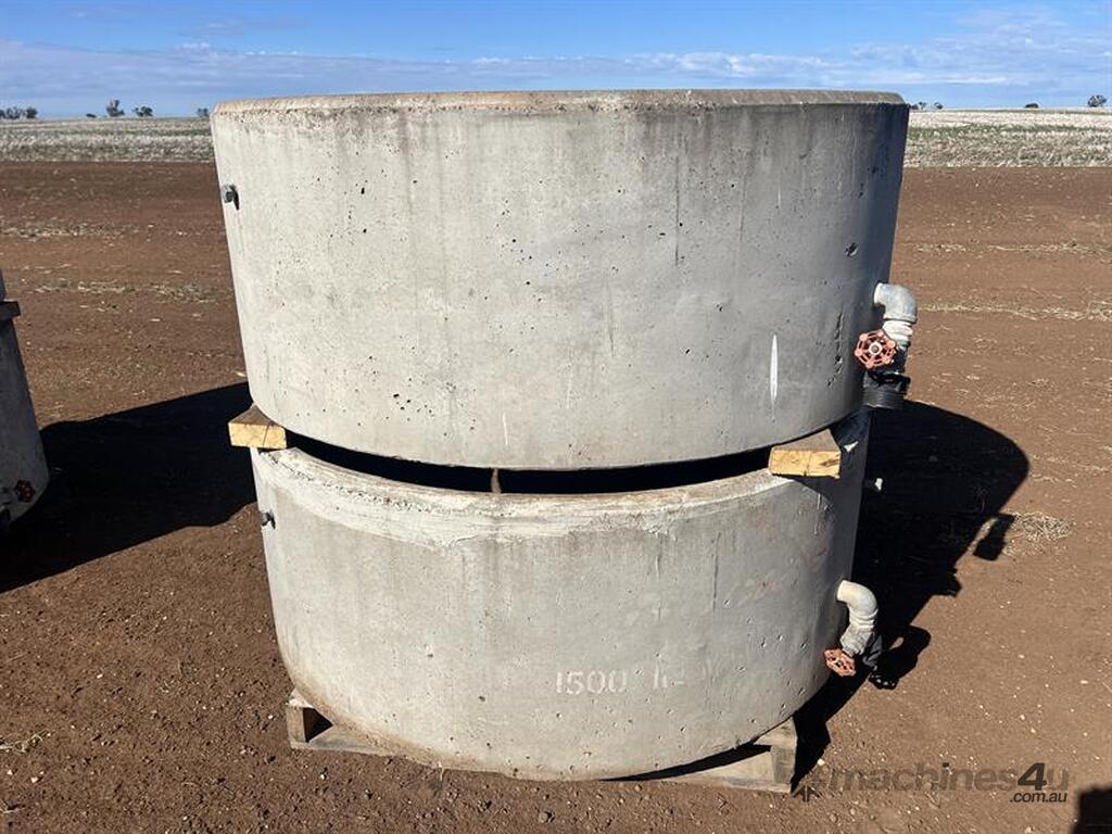 Used SMALL ROUND 2 x Small Round Troughs Irrigation Pipe in , - Listed ...