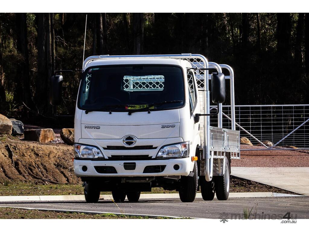 Buy New 2024 Hino 2024 Hino 300 STD Cab Auto Alloy Tray Trucks (1083293) - Listed on Machines4u