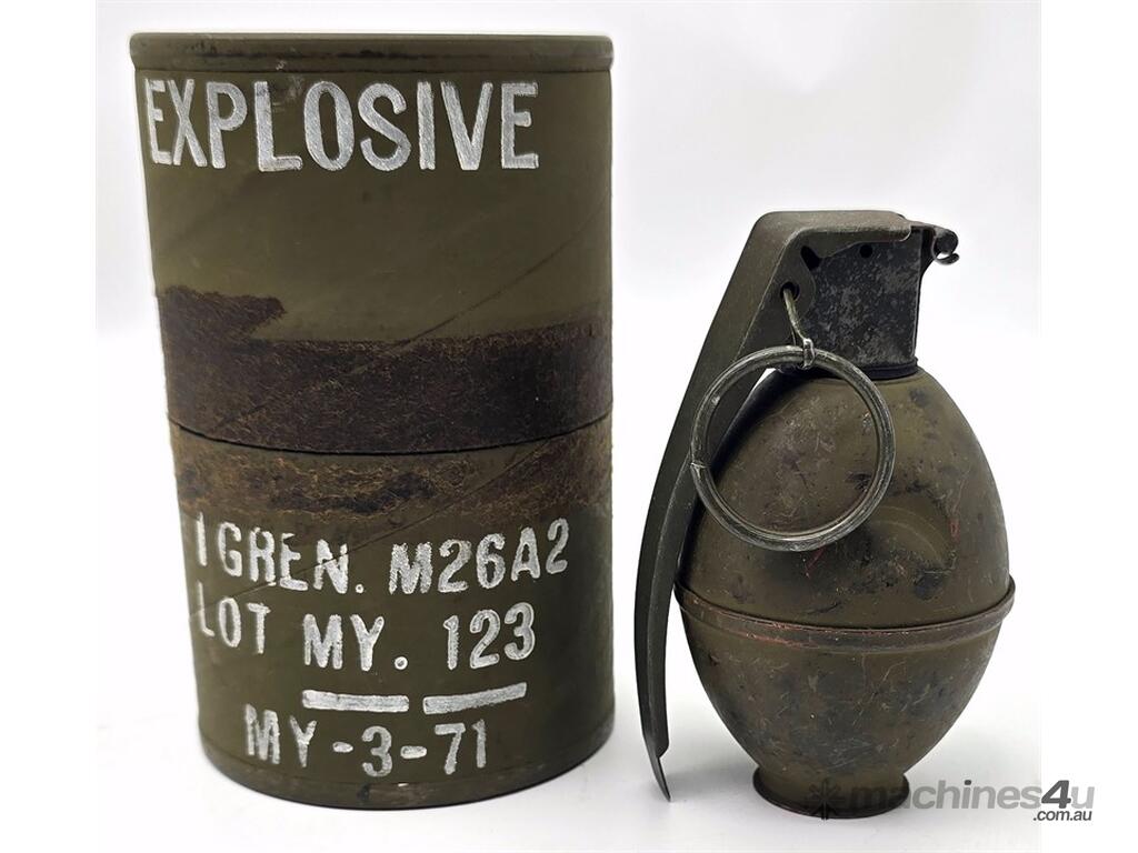 Used AMERICAN M26 INERT GRENADE IN CASE AMERICAN M26 INERT GRENADE IN CASE (1094793) - Listed on ...