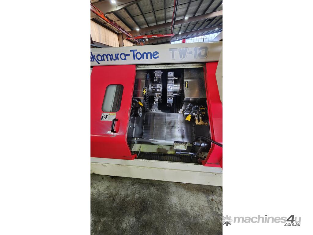 Used 1996 Nakamura - Tome 1996 Nakamura Tome TW10MM CNC Lathe CNC Lathe ...