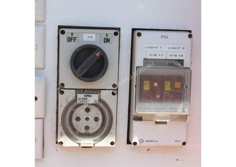 Used clipsal Power distribution board 10 Single 1x32A Distribution ...