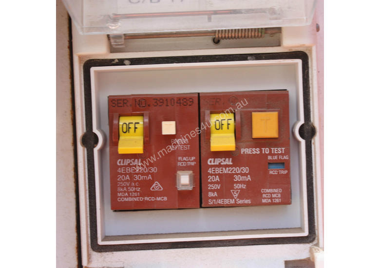 Used clipsal Power distribution board 10 Single 1x32A Distribution ...