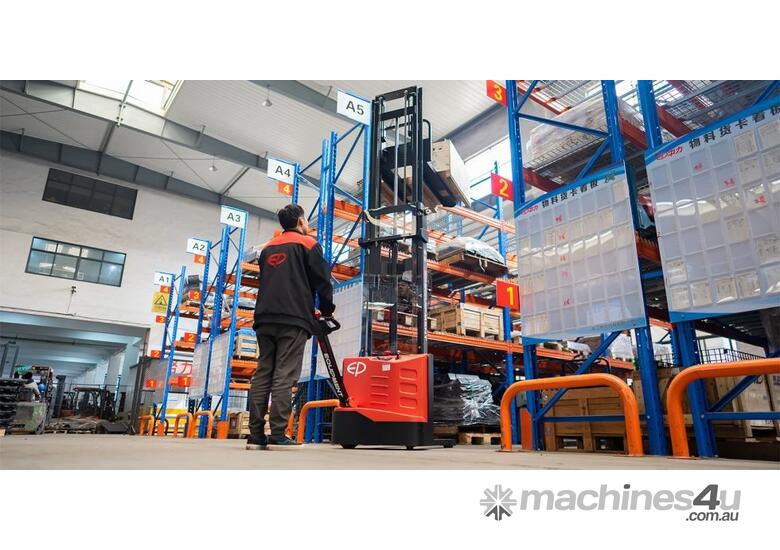 New ep equipment ES12-12MM SERIES ELECTRIC PALLET STACKER 1 2T LIGHT DUTY STACKER Pallet Trucks ...