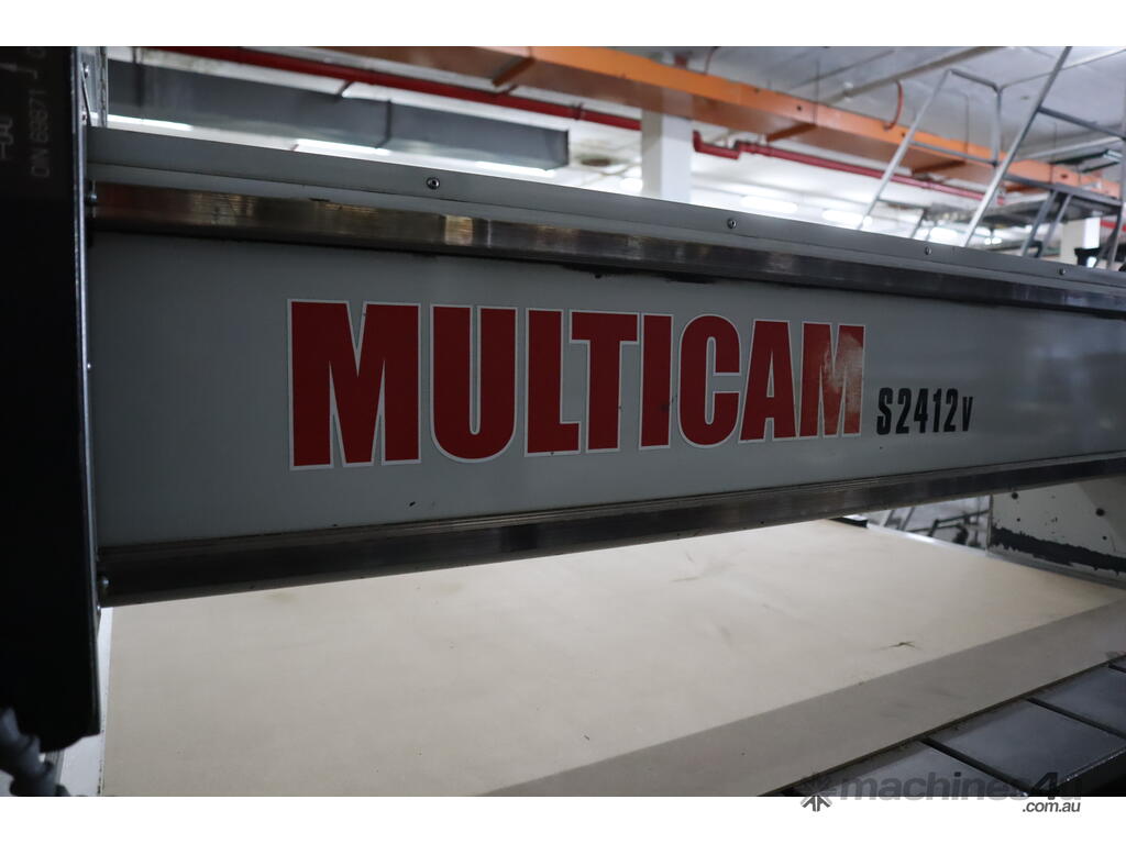 Used multicam S2412V Flatbed Nesting CNC (1023594)