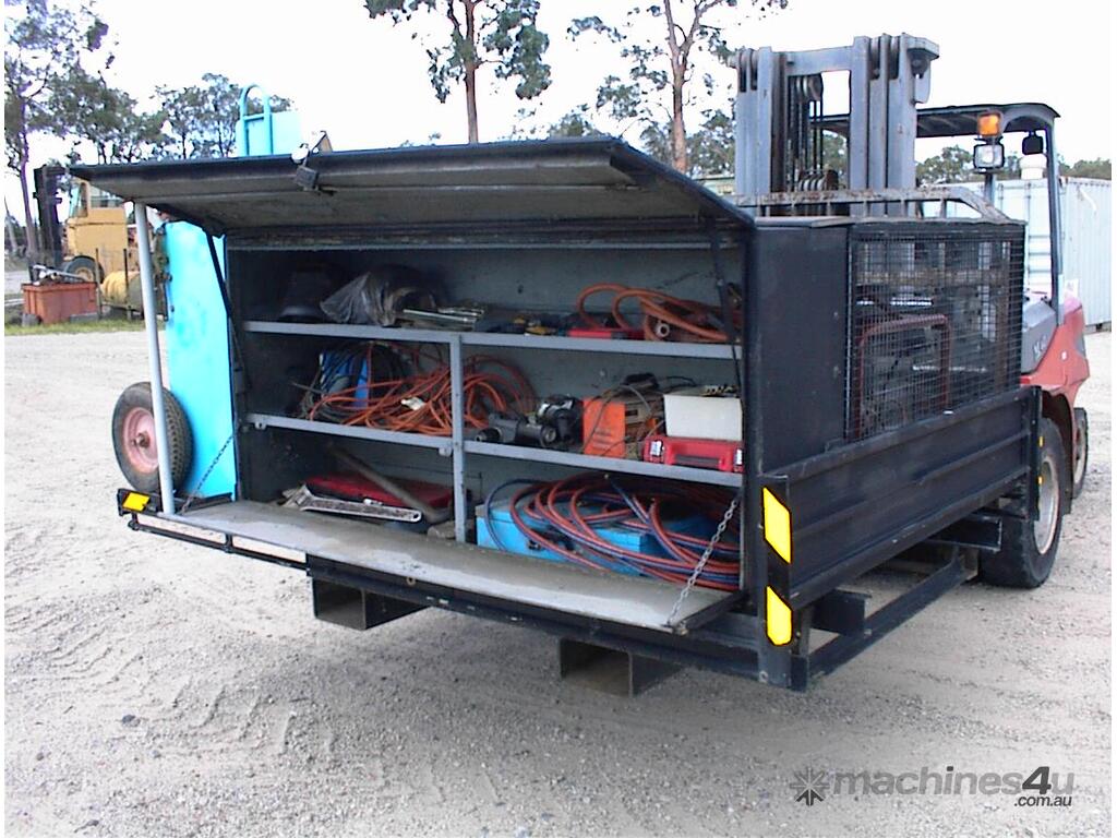 Buy Used custom built fork on service module Service Trucks in MUIRLEA, QLD