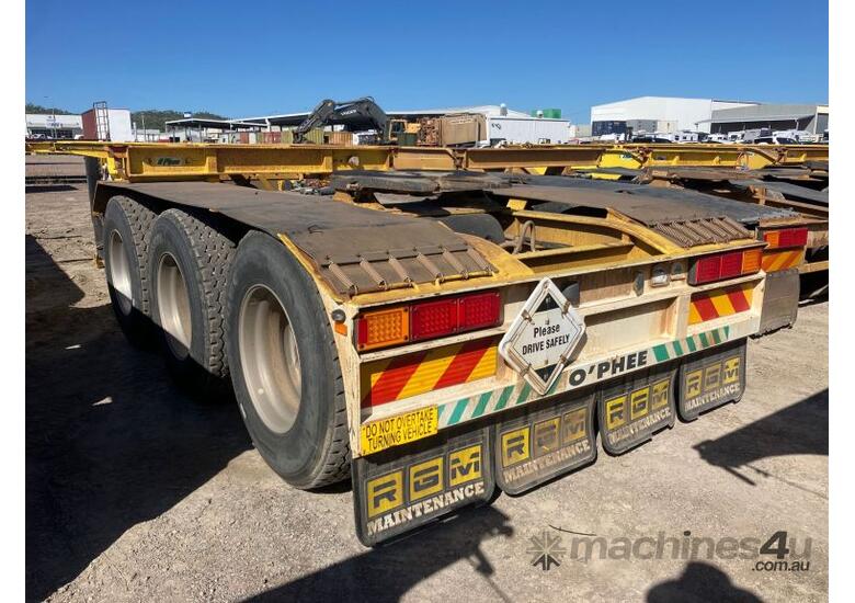 Buy Used 2016 ophee 2016 OPhee Tri Axle Semi Trailer Skeletal Tri Axle ...