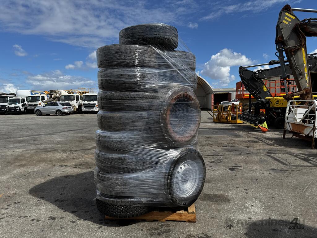Buy Used Pallet of Assorted Tyres Rims Truck Tyres (1074095) - Listed ...