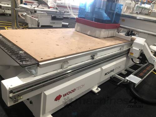 New 2020 Wood Tech Flatbed CNC Machine 2800x1230mm - Opt Label Load ...
