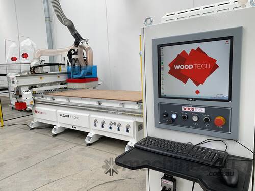 New 2020 Wood Tech Flatbed CNC Machine 2800x1230mm - Opt Label Load ...