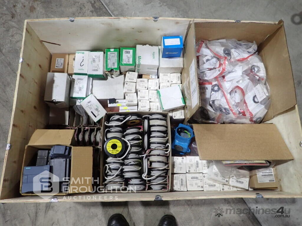 Used CRATE COMPRISING OF ELECTRICAL LABELING ETC UNUSED Electrical ...