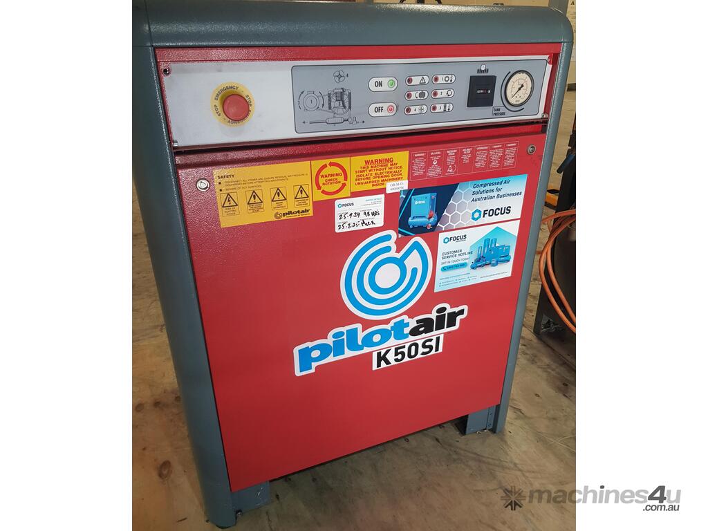 Used pilotair PILOT K50SI Silent 98hrs 5950 PULFORD 7 5kw 3250 FOCUS 5 5kw NEW KAESER Dental Oil ...