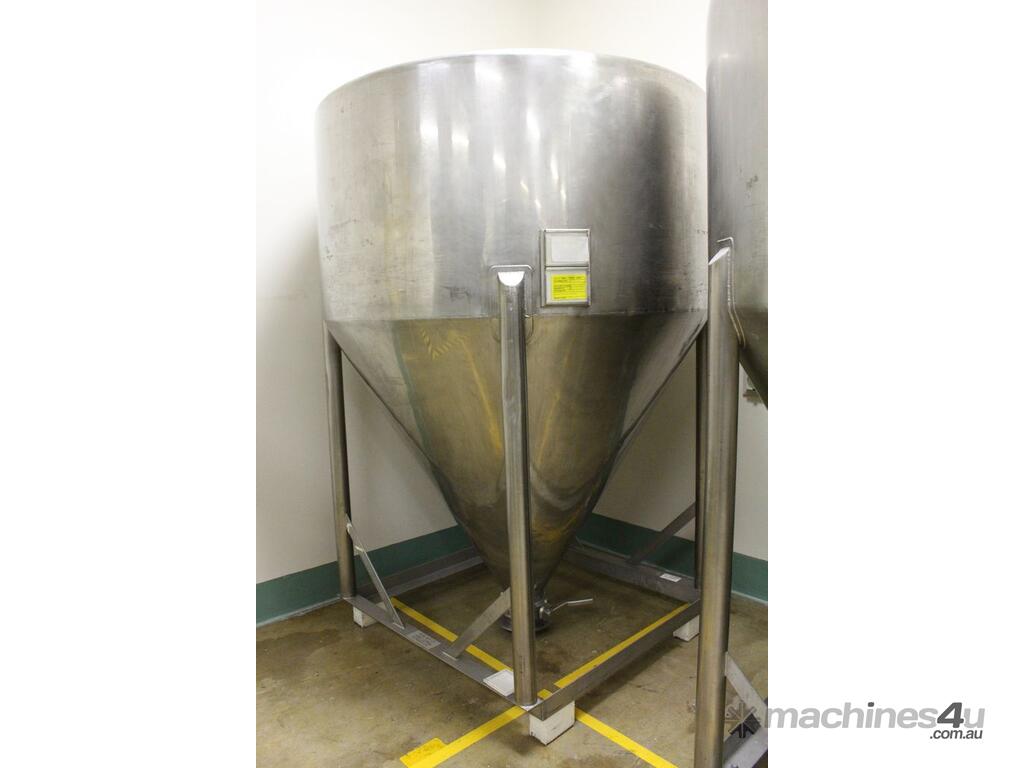used Stainless Steel Conical Hopper Powder Hopper in CONDELL PARK, NSW