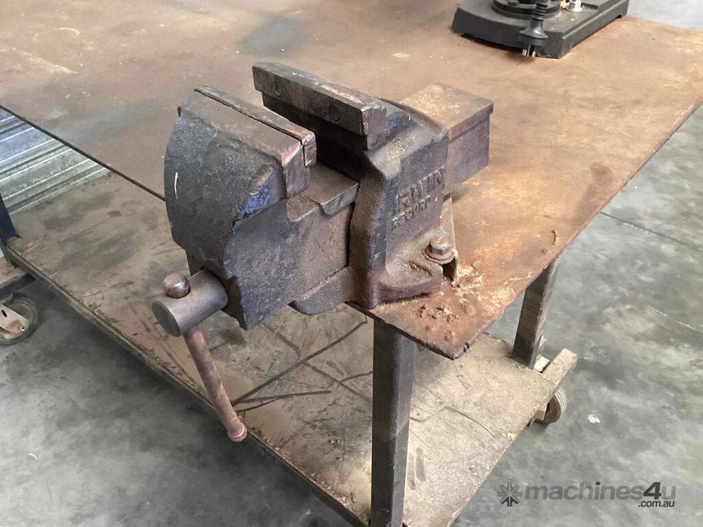 Used Steel WorkBench with Vice Bench Drill (1202796)
