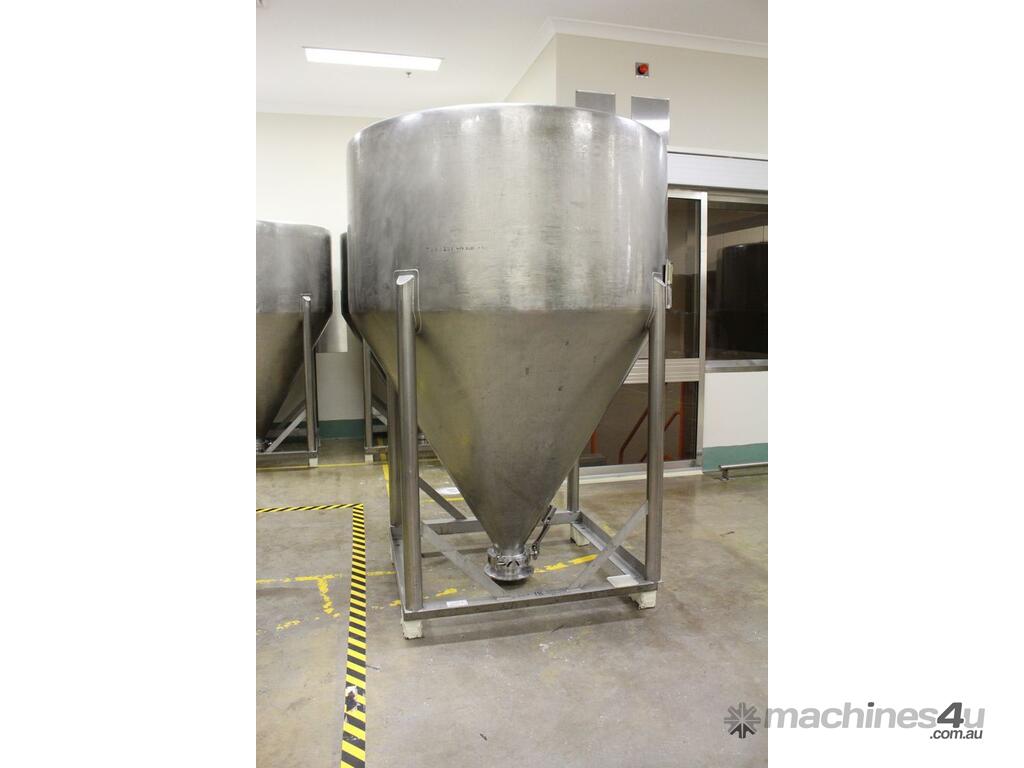 used Stainless Steel Conical Hopper Powder Hopper in CONDELL PARK, NSW