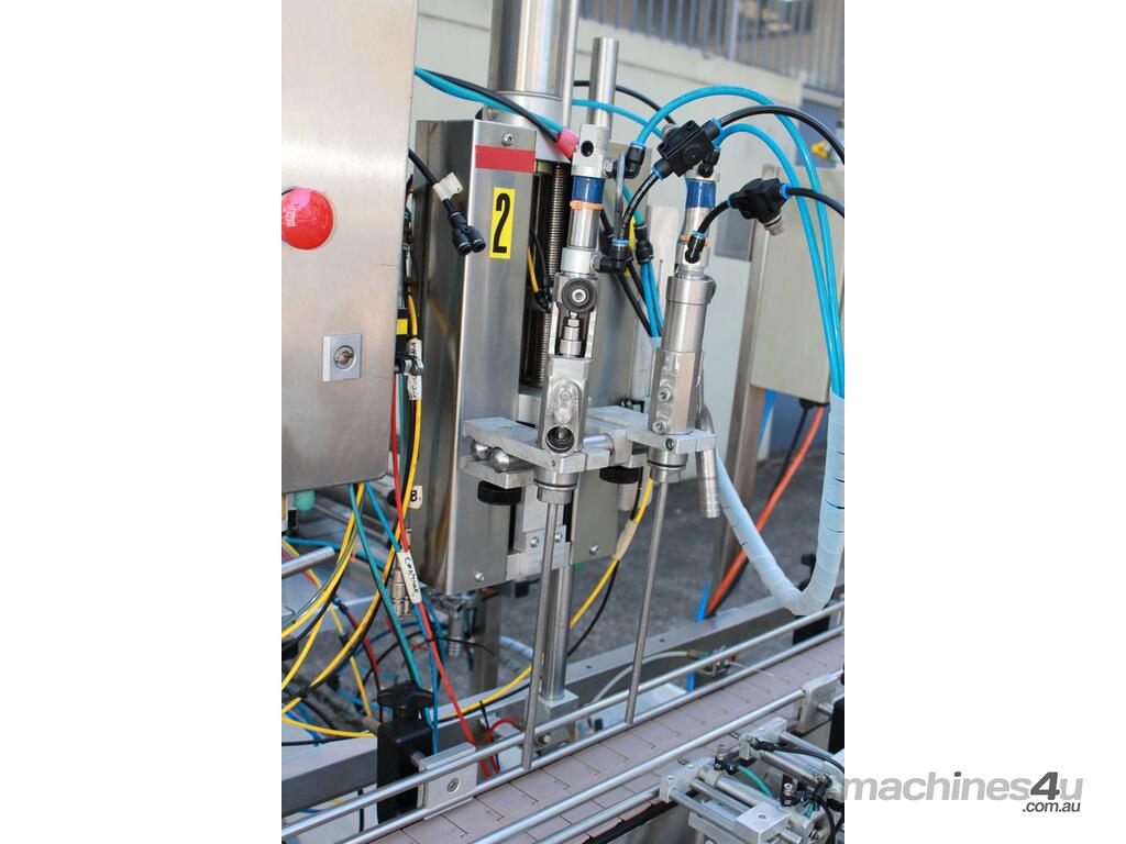 used Piston Filler with Conveyor System Liquid Filler in CONDELL PARK, NSW