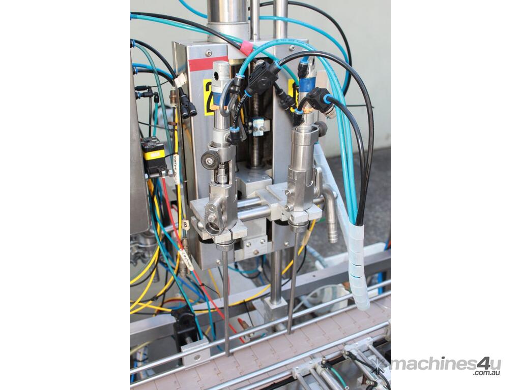 used Piston Filler with Conveyor System Liquid Filler in CONDELL PARK, NSW