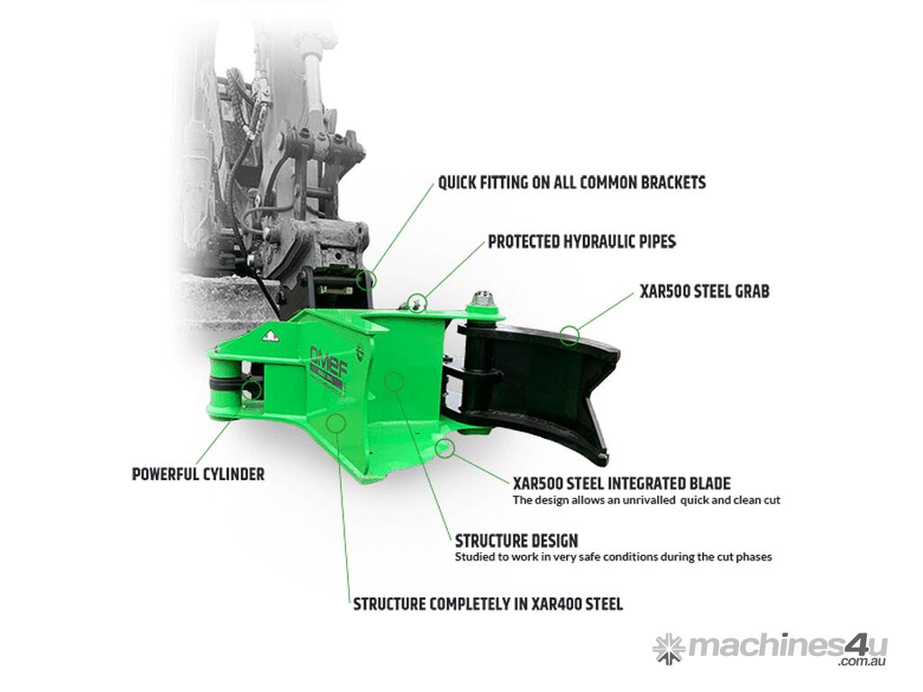 New omef BI200 Excavator Tree Shears (926196)