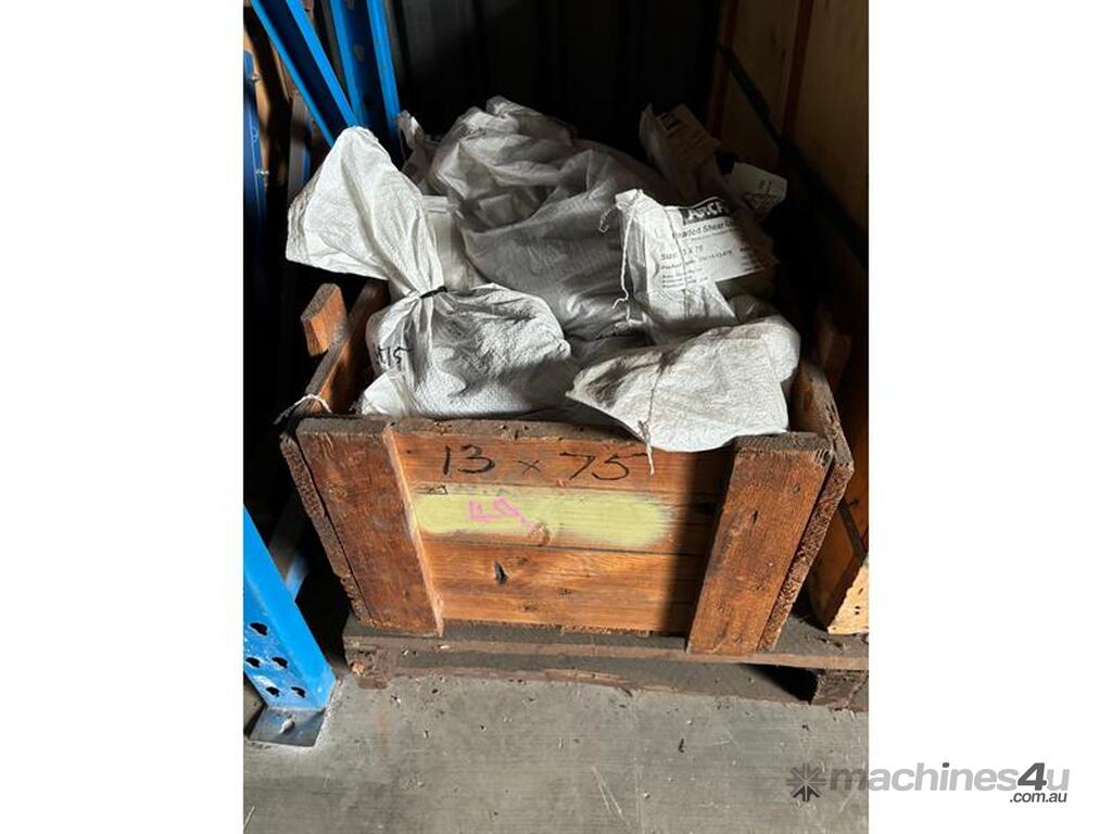 Used 3 X PALLETS ASSORTED SHEAR CONNECTORS 13MM 3 X PALLETS ASSORTED ...