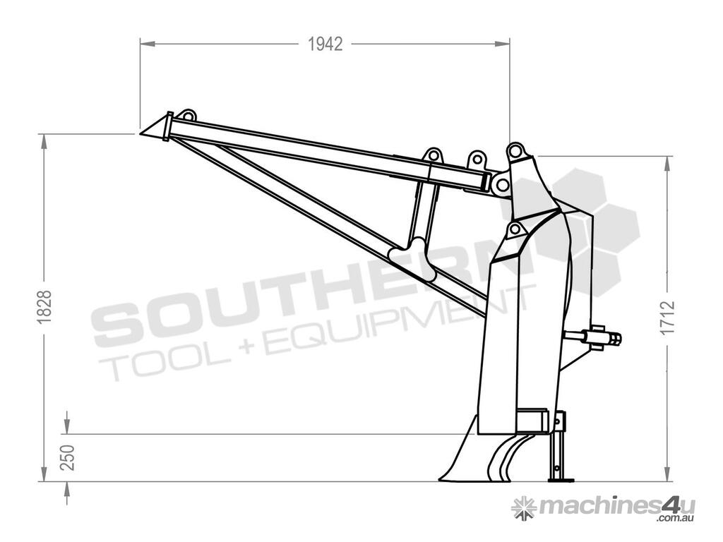 New Caterpillar D4g Stick Rake Tree Pusher Dozer Stick Rake 584297