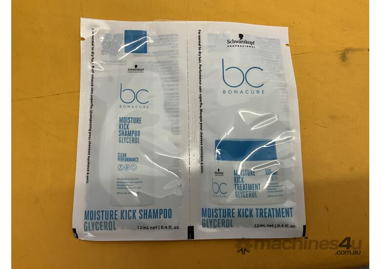 Used 12 Boxes of Bonacure Moisture Kick Hair Care Sample Packs Air ...
