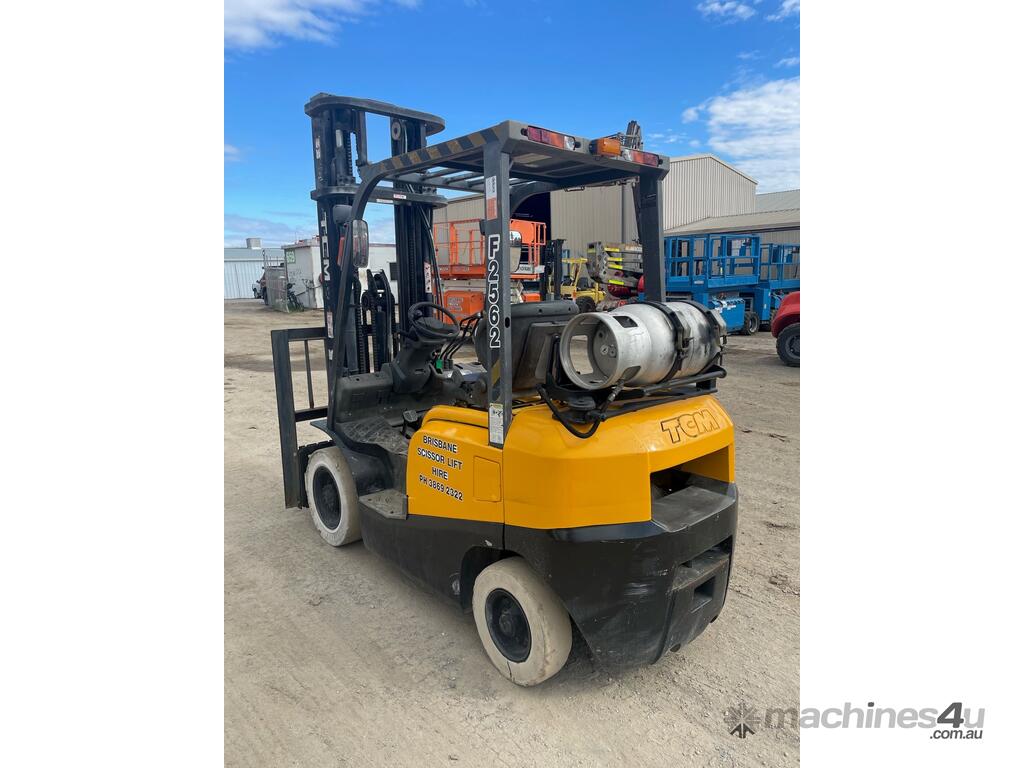 Used 2007 tcm FG25T3 GAS 6 M Container handling (888598)