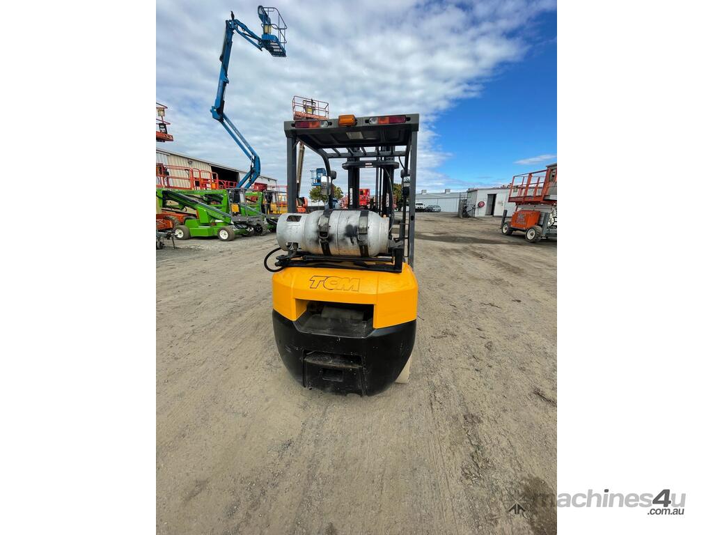 Used 2007 tcm FG25T3 GAS 6 M Container handling (888598)