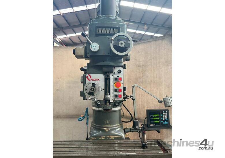 Used pacific Pacific FTV-5 Milling Machine with DRO and lots of ...
